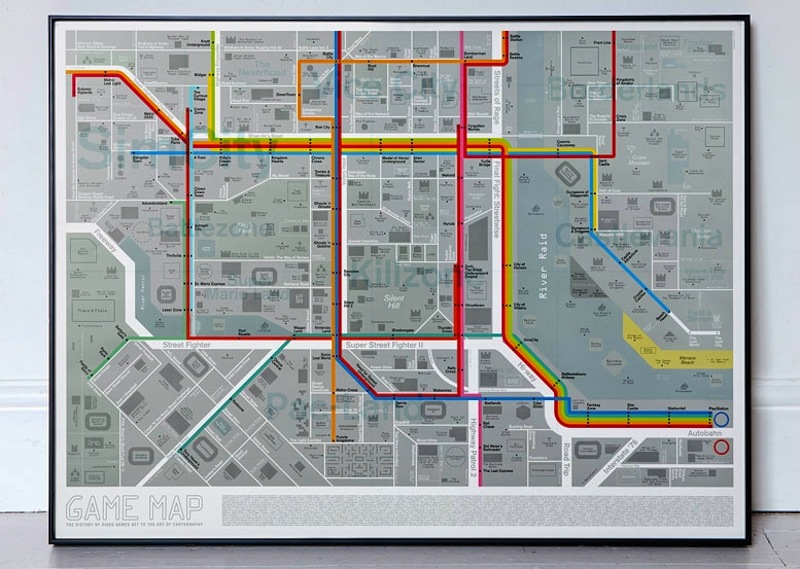 Game Map - Retro Games Collector