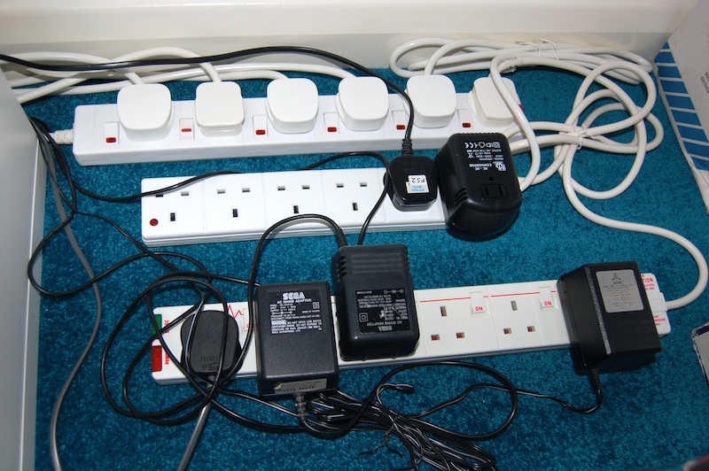 Lots of plug sockets - Retro Games Collector