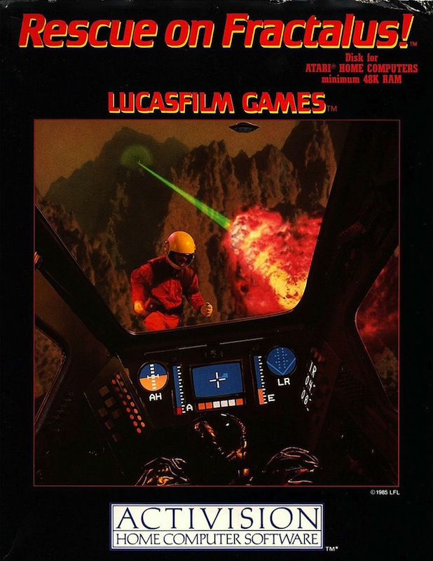 rescue-on-fractalus-front - Retro Games Collector