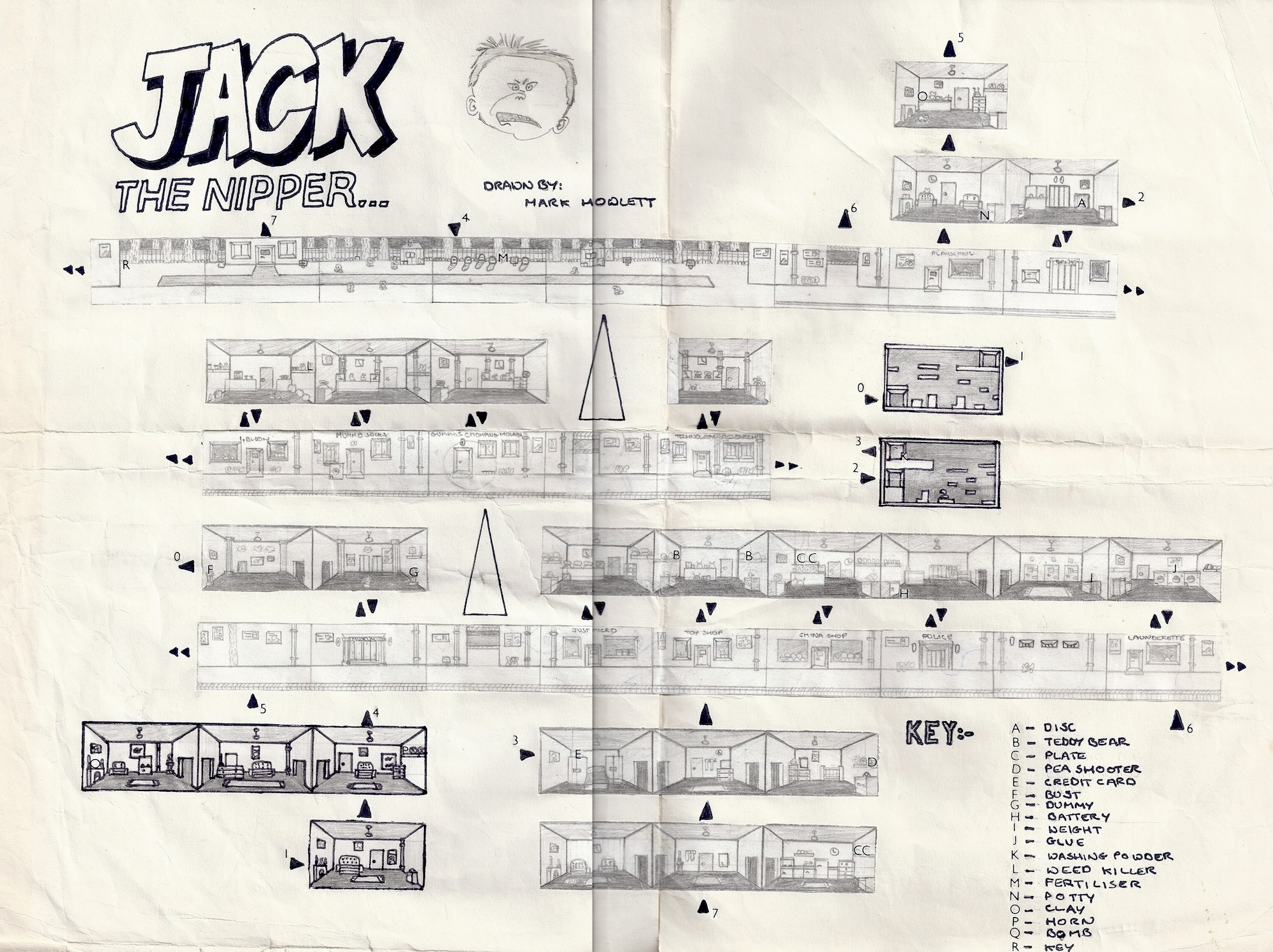 The art of game mapping - maps by Mark Howlett - Retro Games Collector